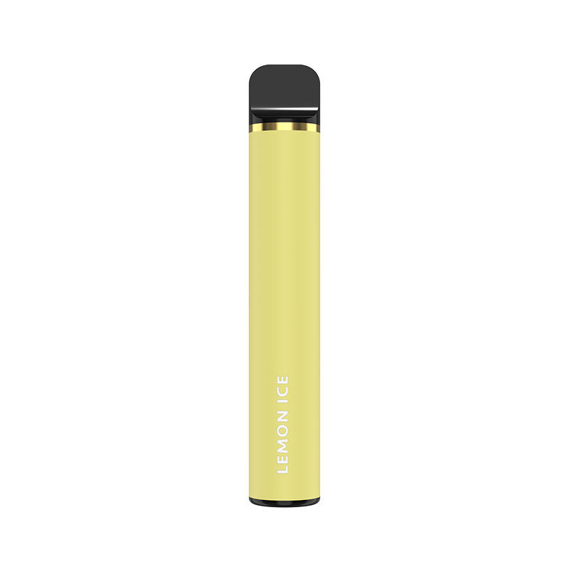 Yellow 1500 Puffs Lemon Ice Disposable Pod Device Vape 1200mAh